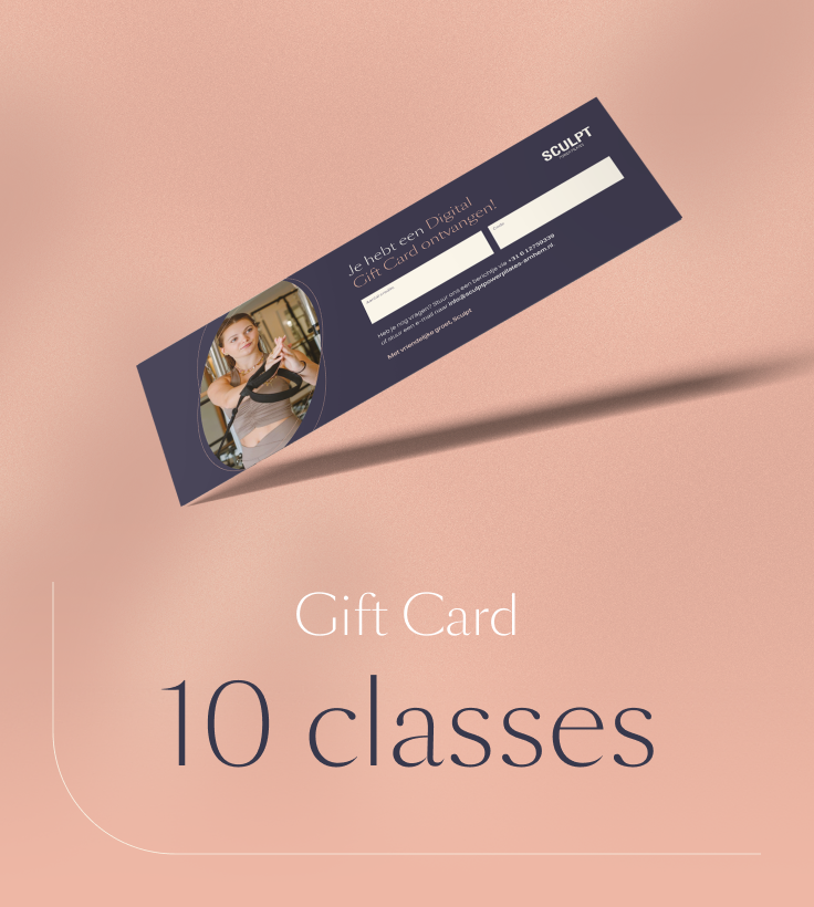 Digital Gift Card (10 classes) - Sculpt